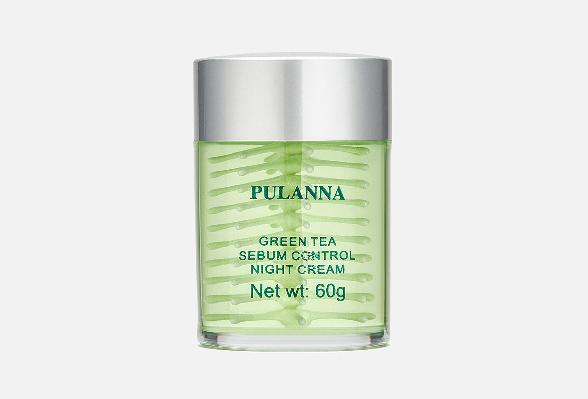 Ночной крем себум-контроль на основе Зеленого Чая PULANNA Sebum Control Night Cream 60 г