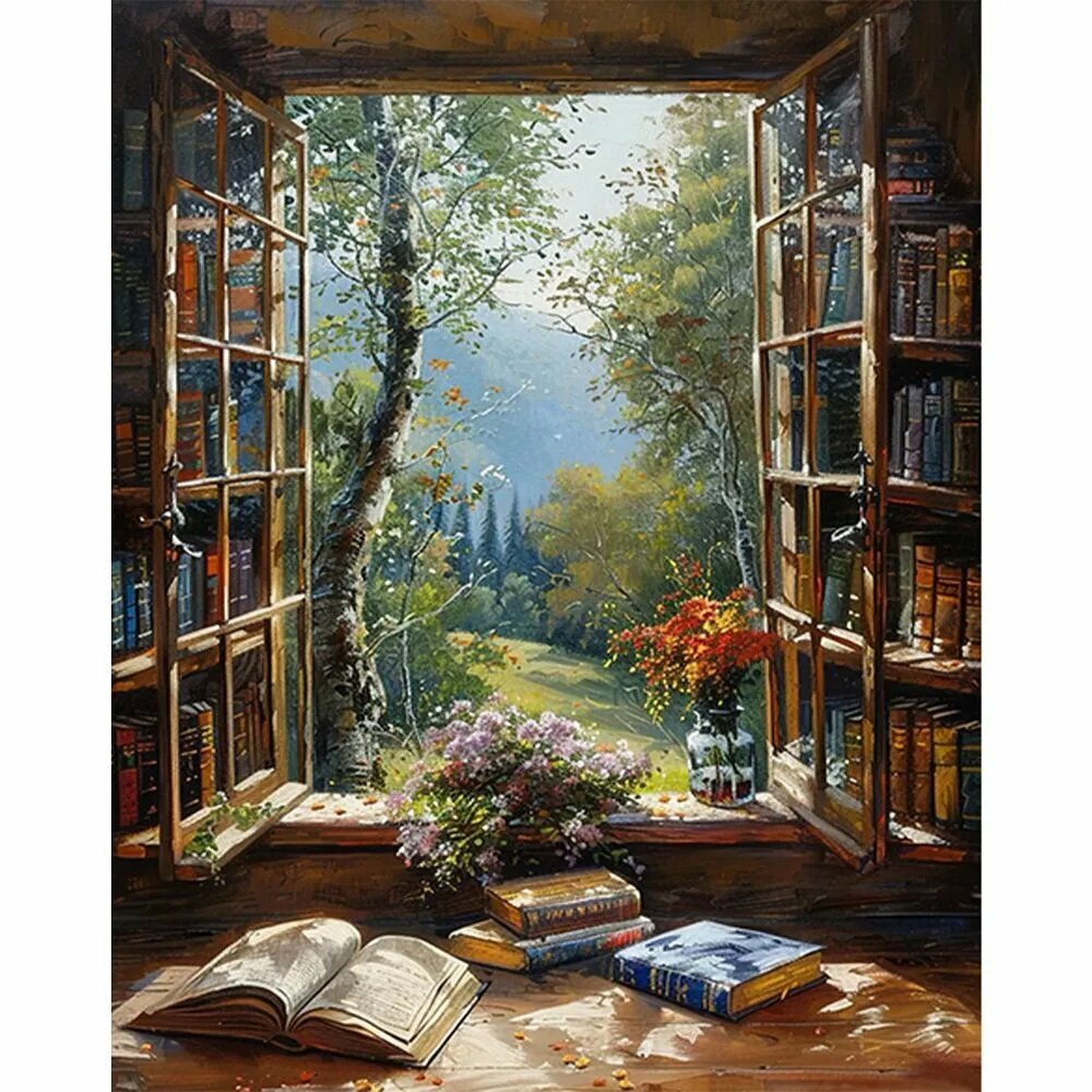 Набор для рисования с номерами, холст 40x50 см, пейзаж