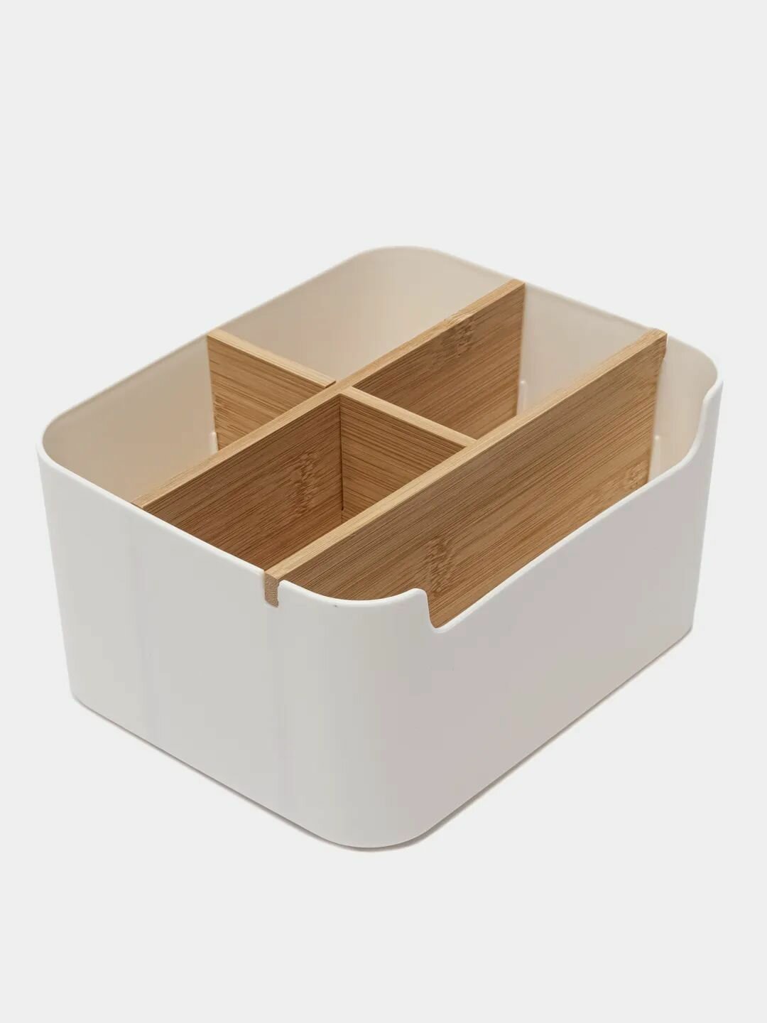 Органайзер для косметики, контейнер для хранения ватных дисков и палочек, подставка в ванную, коробка на стол для маникюра для резинок