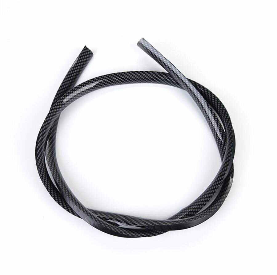 Полоса уплотнения из углеродного волокна 1,6 м, цветная, для краев автомобильной приборной панели, звукоизоляция, шумоизоляция, внутренняя отделка, уплотнительная резина для зазоров лобового стекла