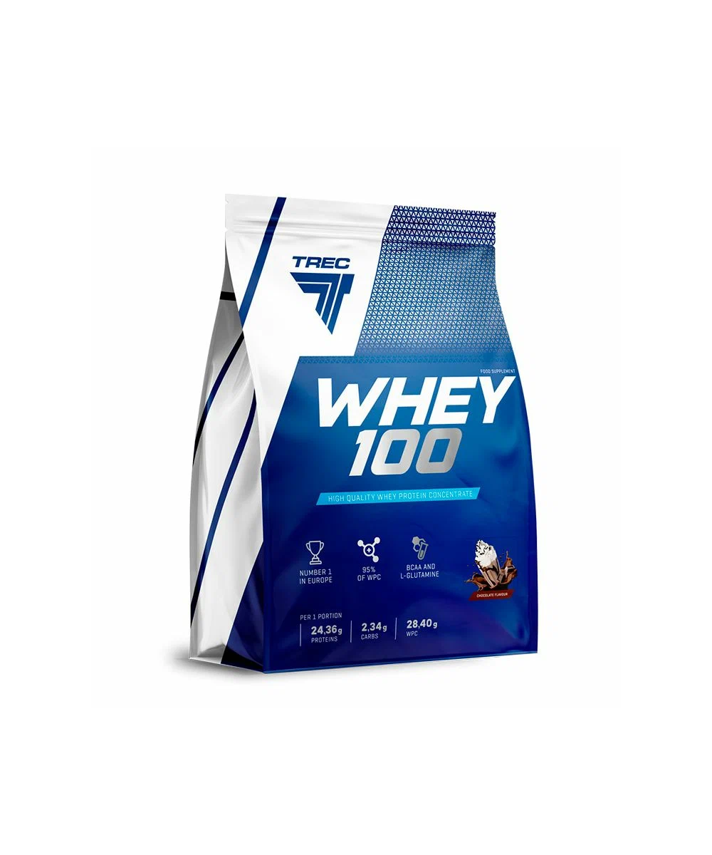 Trec Nutrition WHEY 100 2275g, Шоколад, Протеин сывороточный, 76 порций