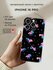 Чехол на Apple iPhone 16 Pro / Айфон 16 Про с принтом "Единороги градиент"