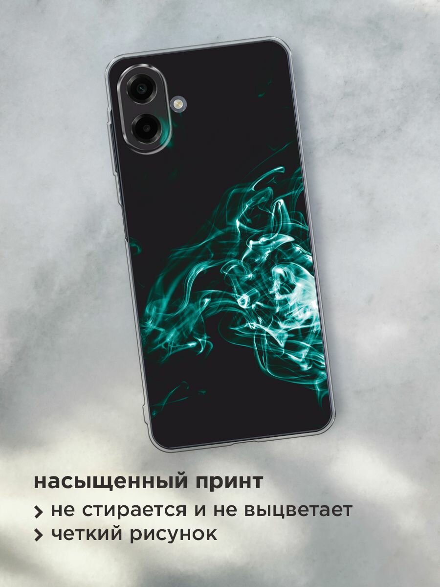 Силиконовый чехол на Samsung Galaxy A07 / Самсунг А07 с принтом Дым — фото 1