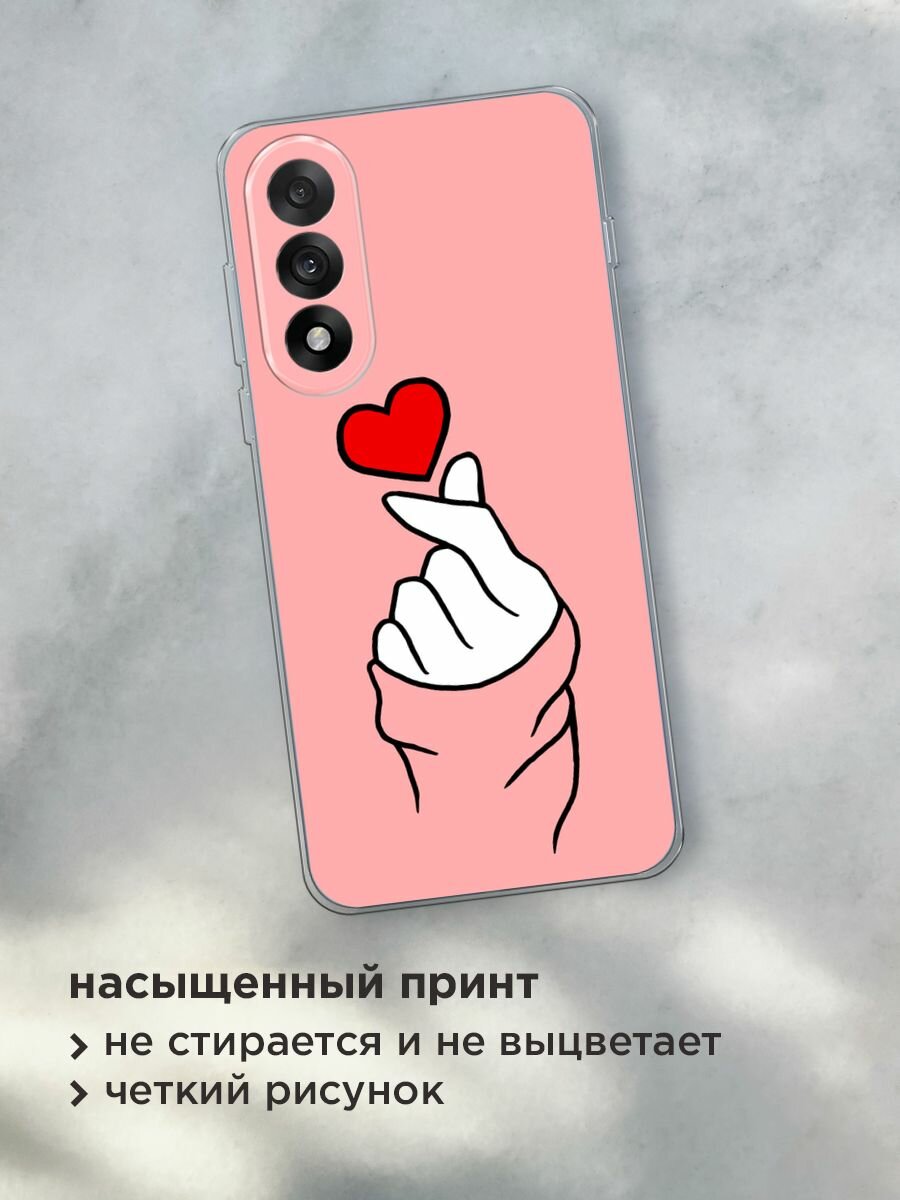 Чехол на OnePlus Nord 5 / Ван Плас Норд 5 с принтом "Милое сердечко" — фото 1