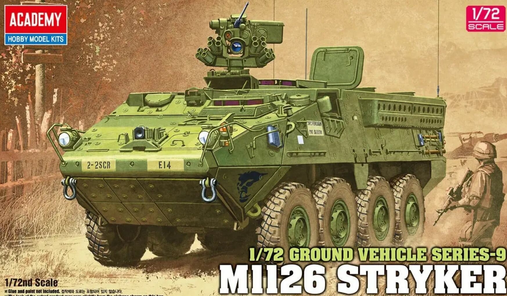 ACADEMY AC13411 1/72 GROUND VEHICLE SERIES-9 M1126 сборная модель БТР