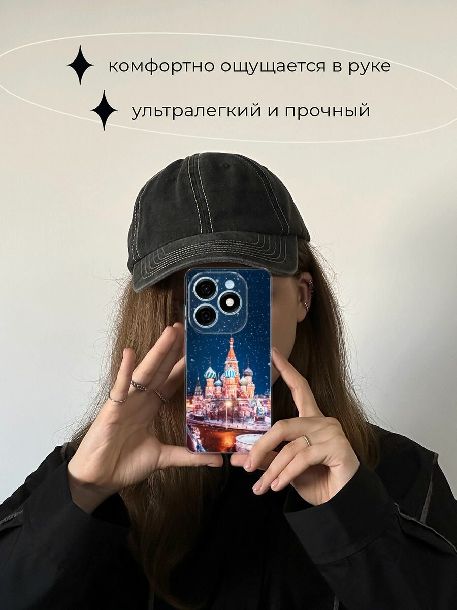 Чехол на Tecno Spark 20 / Текно Спарк 20 с принтом "Москва 1" — фото 1