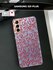 Чехол на Samsung Galaxy S21 + / Самсунг Галакси S21 Плюс с принтом "Легкие бордо...