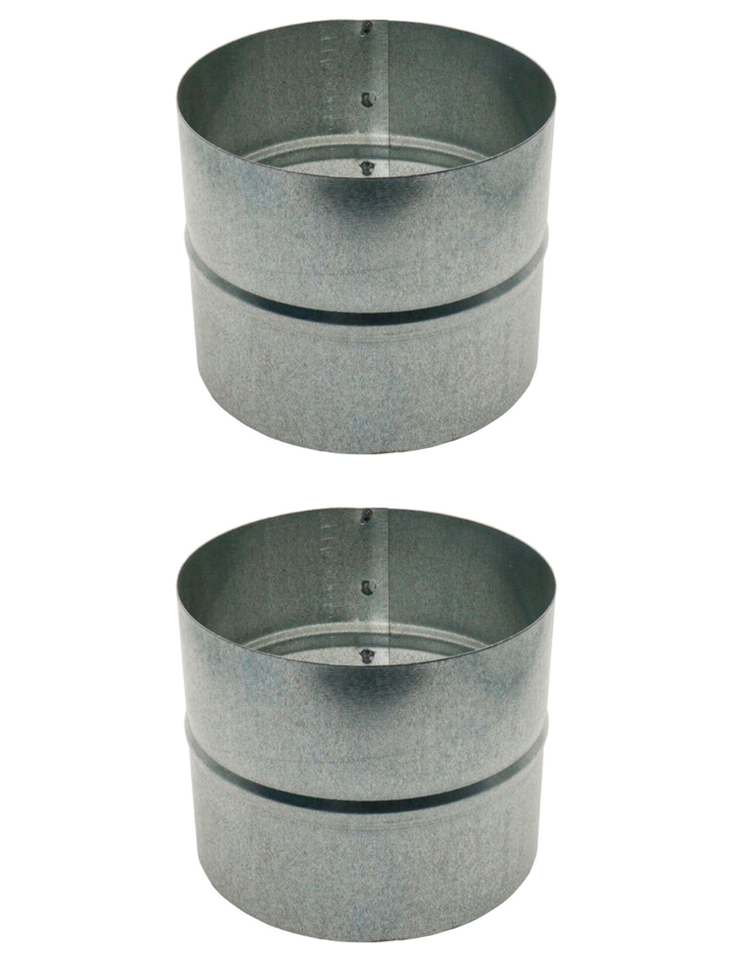 Соединитель для круглых воздуховодов d125 мм оцинкованный Pro (2 шт.)