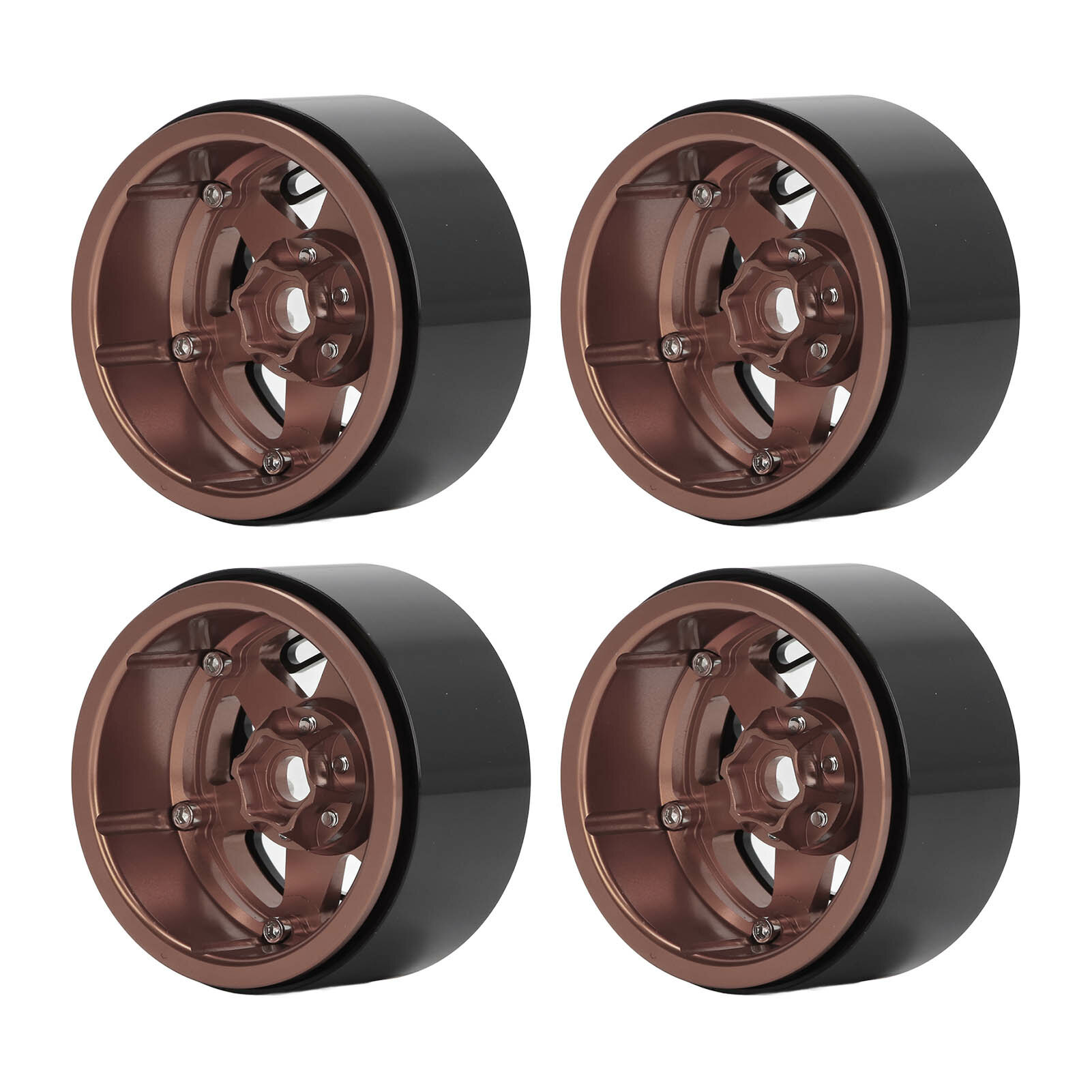 4 шт. 2.2 дюйма алюминиевого сплава колесный ступица для RC автомобилей 1/10, универсальная замена, материал: алюминиевый сплав