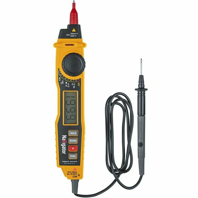 NAVIGATOR NMT-Mm08-8211 цифровой мультиметризмерение напряжения, тока и сопротивления