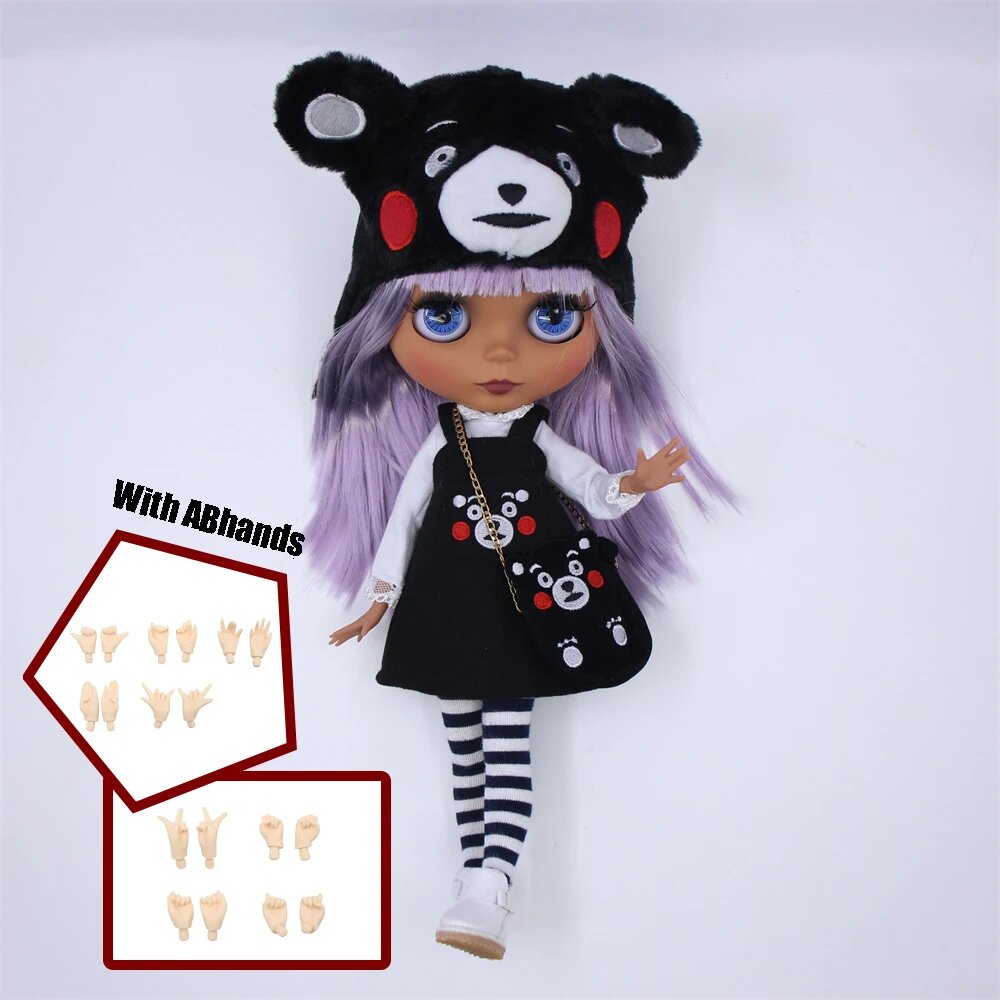 Кукла DBS Blyth 1/6 пластиковая 30 см 14+ Черный, 1049, nude doll ABhands