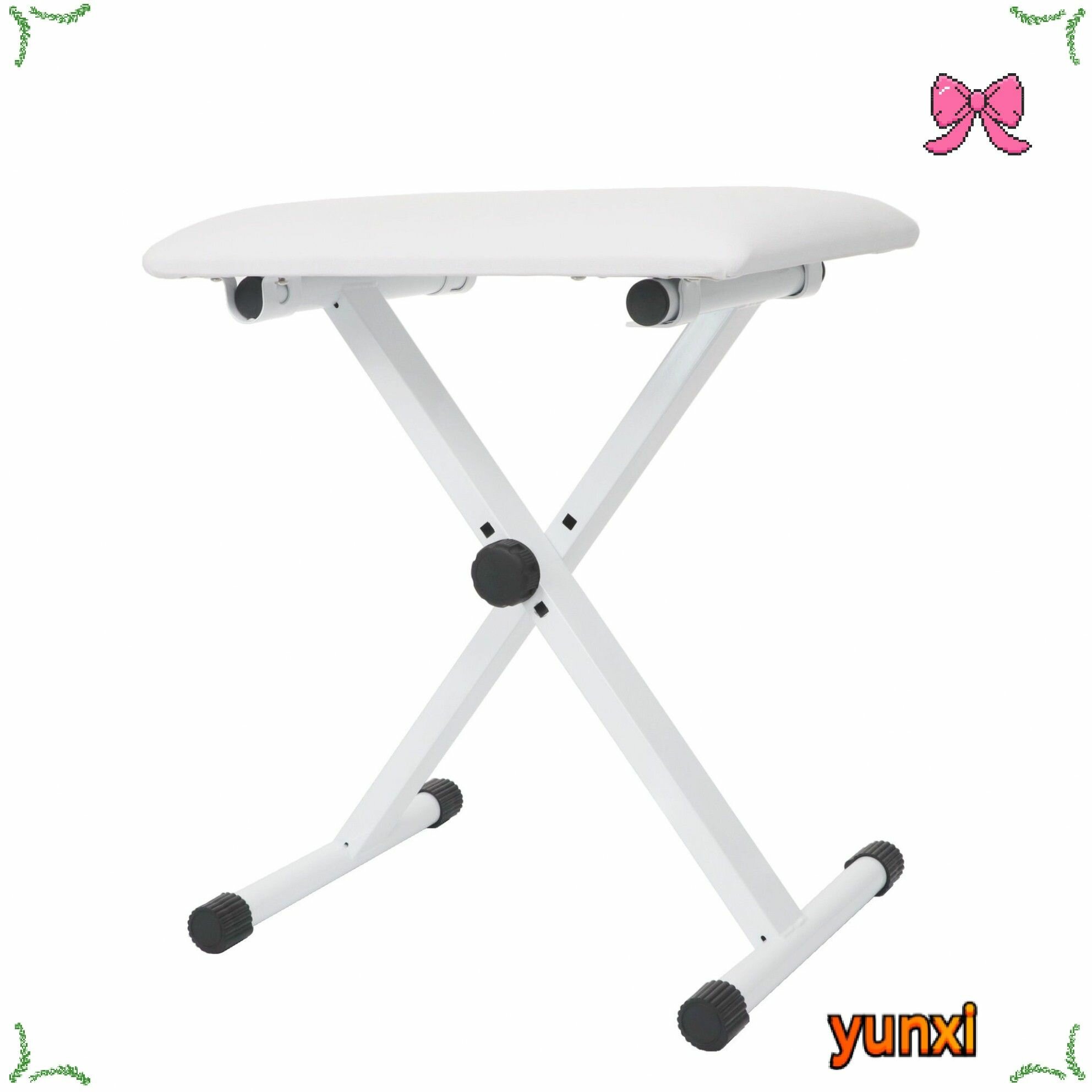 Банкетка из искусственной кожи 40х30х49.5 см, удобная, для интерьера, стильный декор