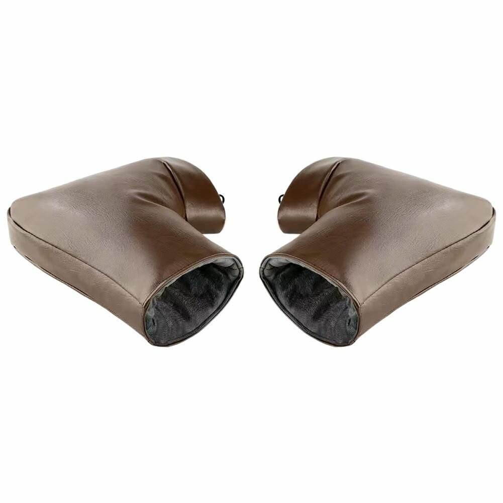 Теплые водонепроницаемые накладки на руль для электровелосипеда и скутера, зимние, с флисом, утепленные, ветрозащита, мужские и женские