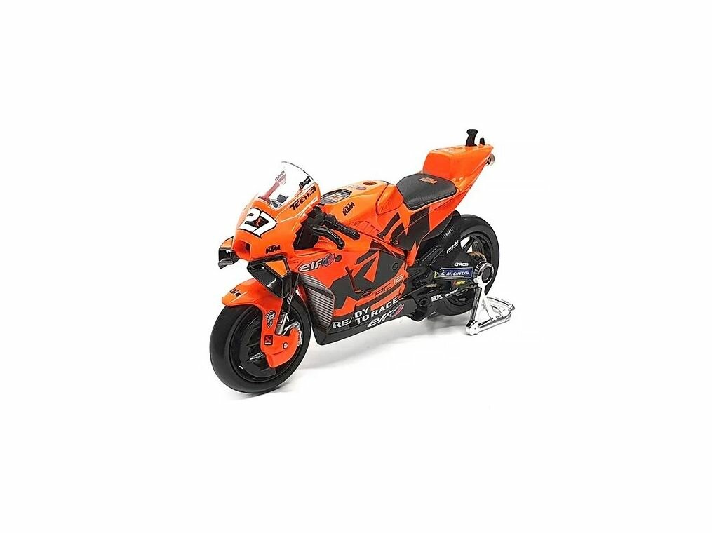 Коллекционный мотоцикл Maisto 1:18 KTM MotoGP Factory Racing 2021 orange color #27 2021