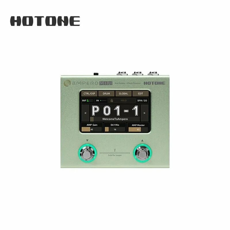 Hotone Ampero Mini Электрогитара Бас-усилитель Моделирование ИК-кабинетов Стерео