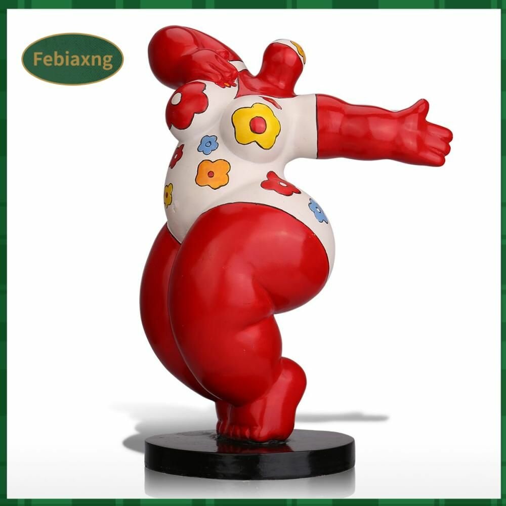 Экстравагантная Скульптура Полной Женщины, Модный Декор из Фибергласа для Интерьеров