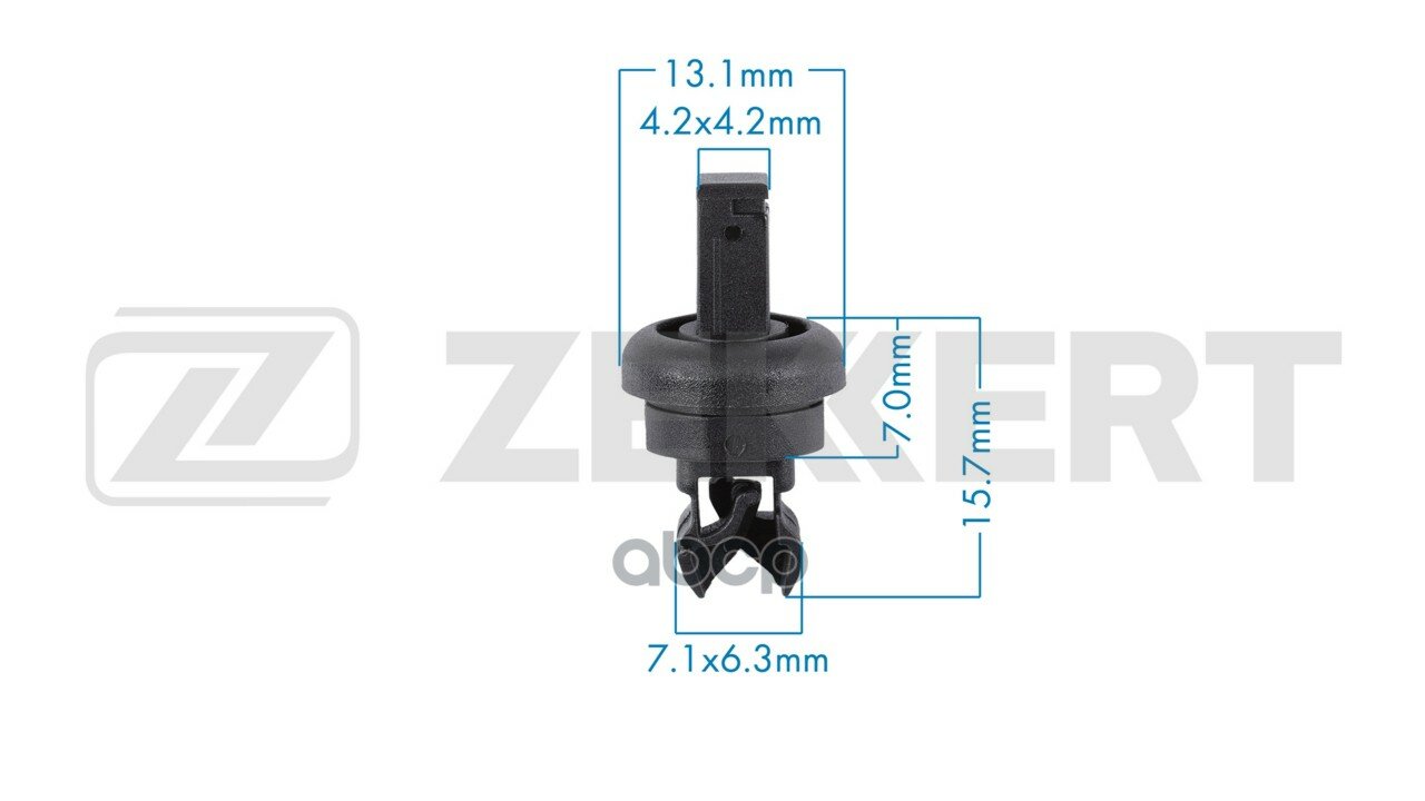 Клипса крепёжная Nissan (миним. кол-во заказа 10 шт) Zekkert арт. be-3692