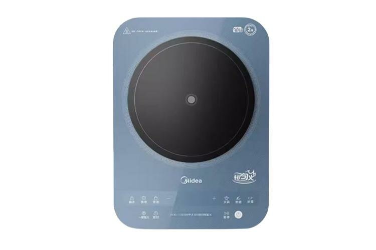 Индукционные плиты Midea, синий, 14003190, высокая мощность, современный дизайн, надежность и безопасность эксплуатации