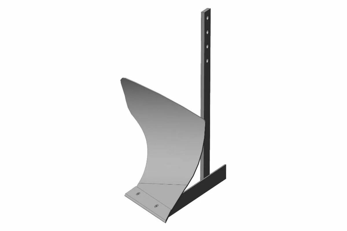 Плуг маленький, стойка 10*500 мм. ширина отвала 190 мм. без сцепки