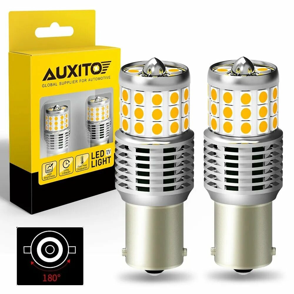 AUXITO Лампа автомобильная 2 шт. арт. 2G42-P21W лампа