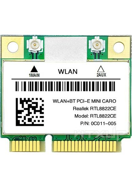 Decisive RTL8822CE 1200MBPS 2.4G/5GHz 802.11AC Wi-Fi Card Network Mini PCIe Bluetooth 5.0 Поддержка Ноутбук/ПК /11 (Из-за границы) Чипсет Realtek RTL8822CE Антенна 2 IPEX MHF 2T2R Интерфейс mini PCIe half-size Материал Пластик Цвет Белый В комплект