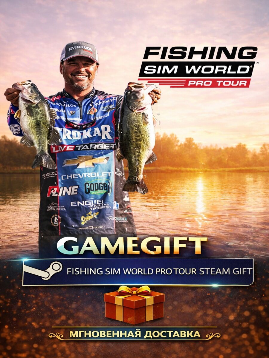 Игра Fishing Sim World®: Pro Tour для STEAM ПК (PC) | Страна активации - Южная Африка | Подарком на Ваш аккаунт | Автовыдача