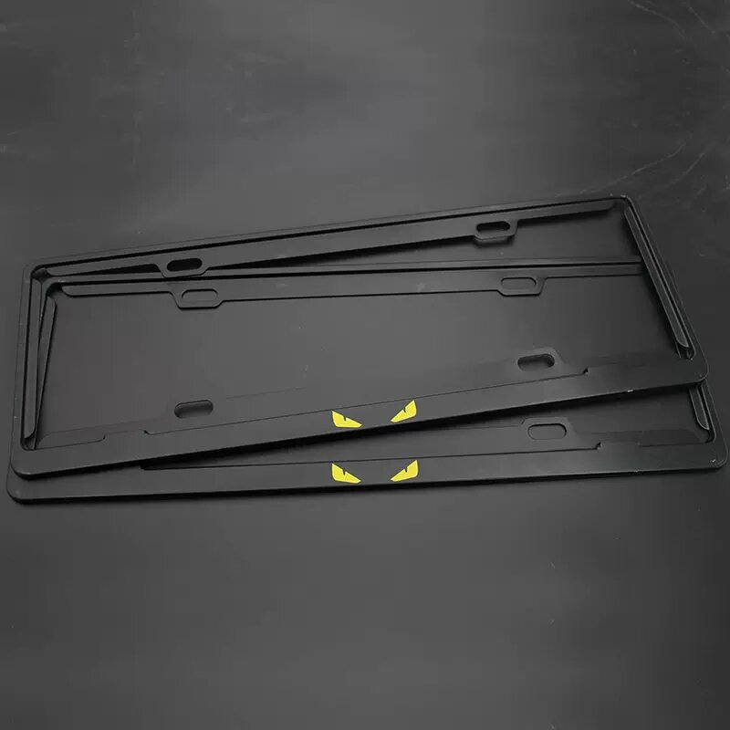 Утолщенная рамка для номерного знака, зеленая рамка для номерного знака для электромобилей, держатель номерного знака