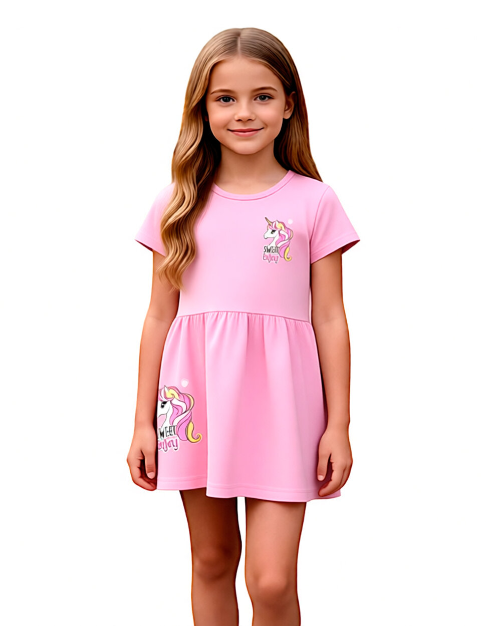 Платье Детское трикотажное платье для девочек