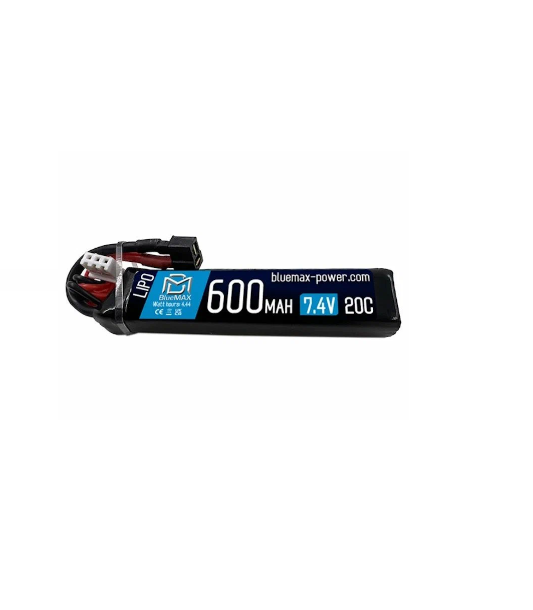 Аккумулятор BlueMAX Li-Po 7.4V 600mah 20C (PDW) w/ Mini Deans (T-type)