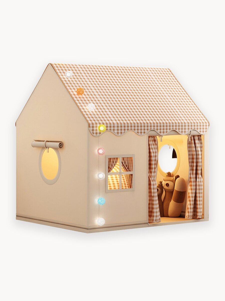 Игровая палатка для детей, большой игровой домик, палатка-принцесса для мальчиков и девочек, замок с окнами