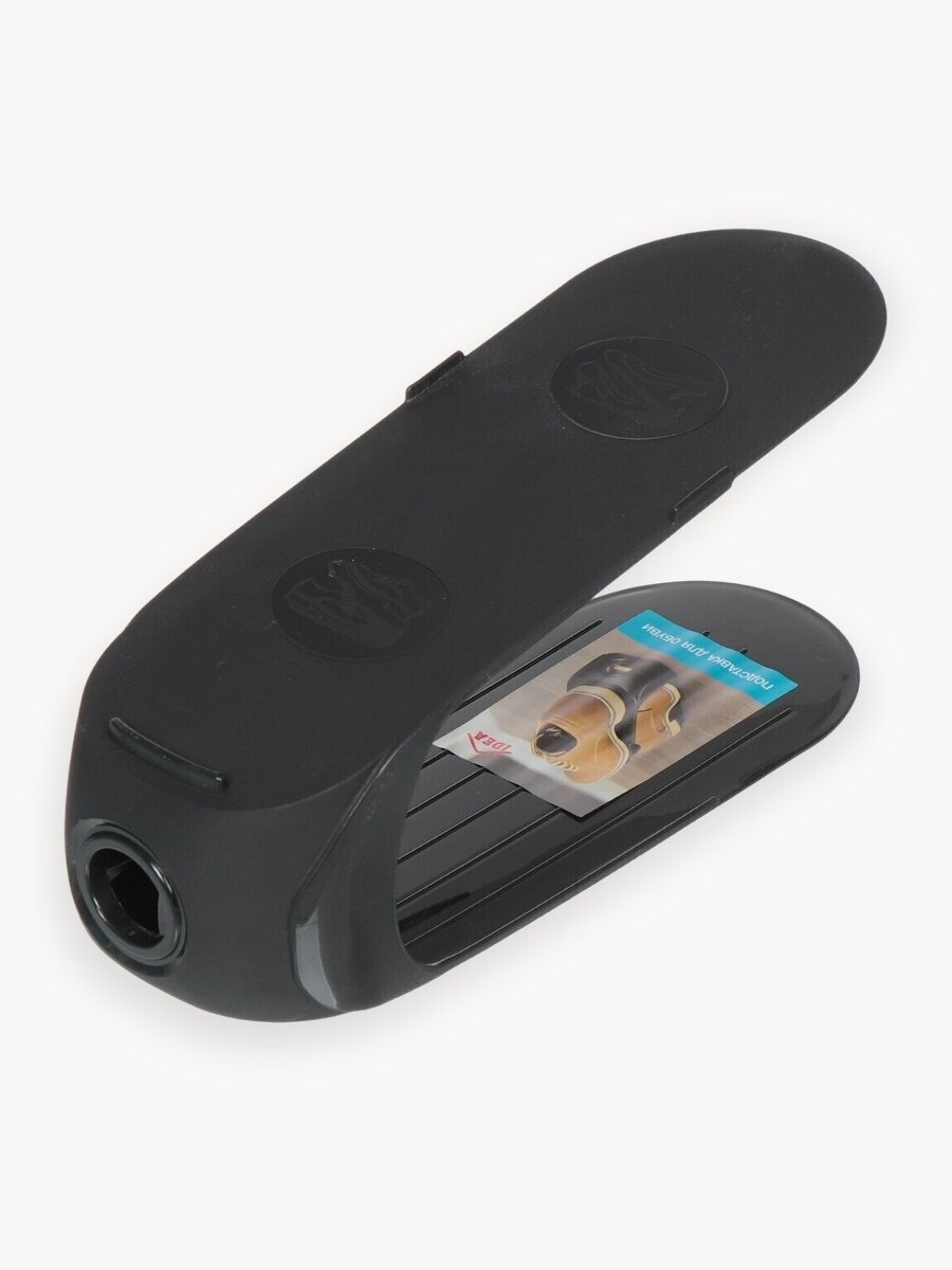 Подставка для хранения обуви IDEA, пластик, 28×10×14 см, цвет чёрный