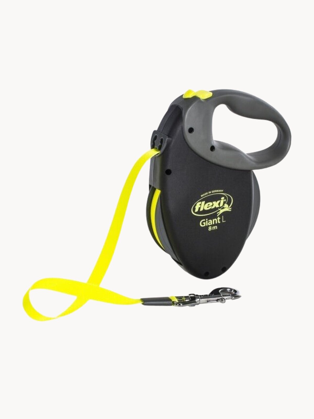 Поводок-рулетка Flexi Giant Neon L, 8 м, 50 кг, светоотражающий