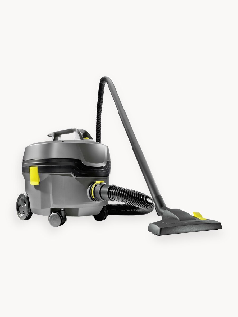 Пылесос Karcher T 7/1 Classic (1.527-181.0) сухой уборки, 850 Вт, длина кабеля 7.5 м, мусоросборник 7 л, 62 дБ, комбинированная насадка для пола, серый
