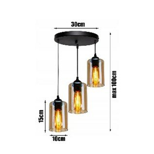 Подвес AURA 8848-3A BK+BR