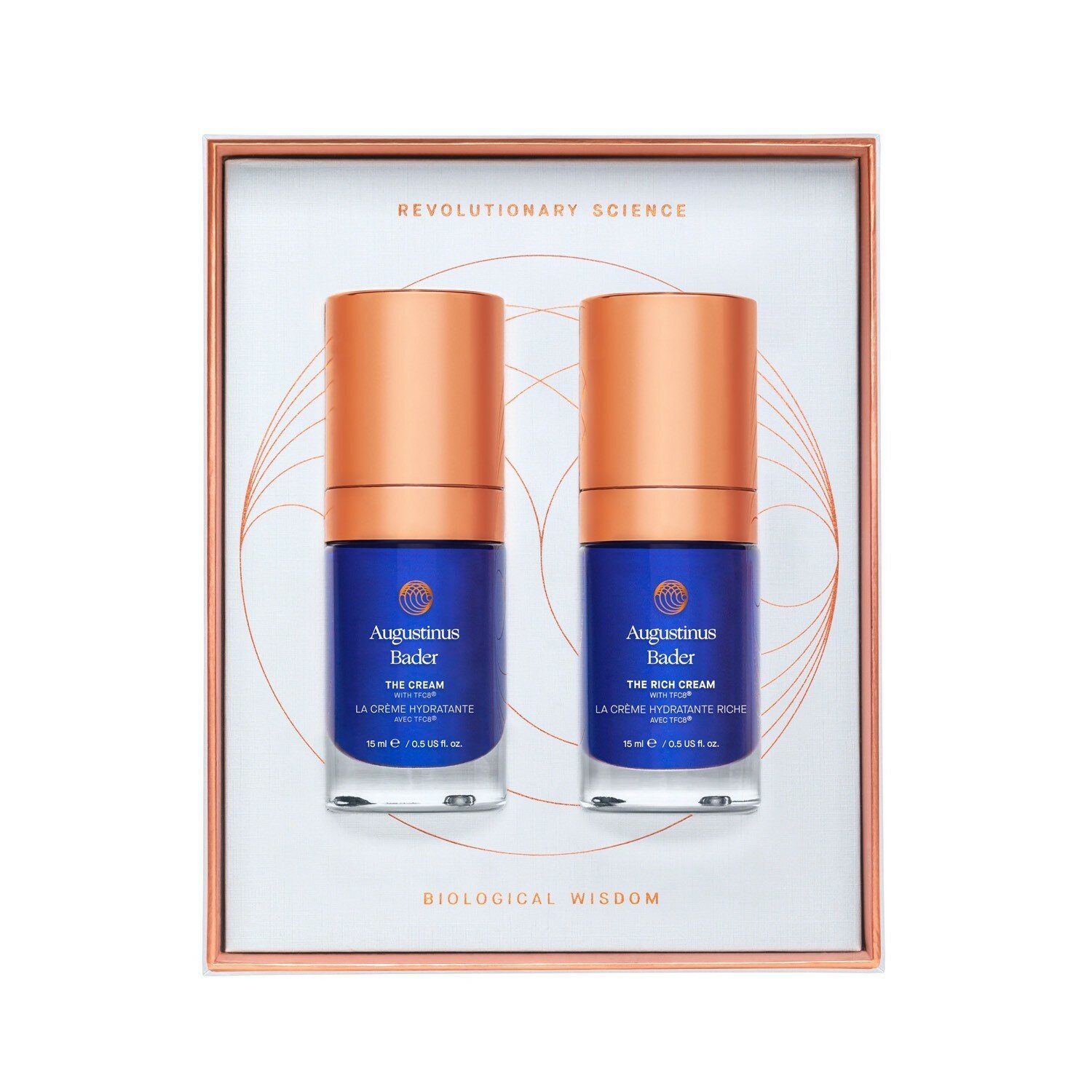 Набор из двух кремов для увлажнения кожи - 15 мл. Augustinus Bader Discovery Duo - 15 ml.