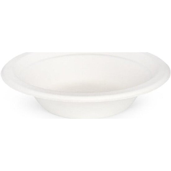 Тарелка Комус одноразовая глубокая биоразлагаемая 480 мл, 50шт/уп