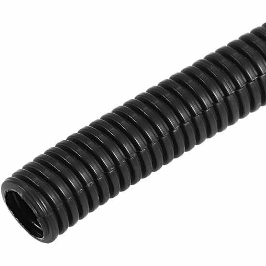 Трубa автомобильная гофрированная Rexant из ППНг 4,7 мм, разрезная негорючая (бухта 100 м)