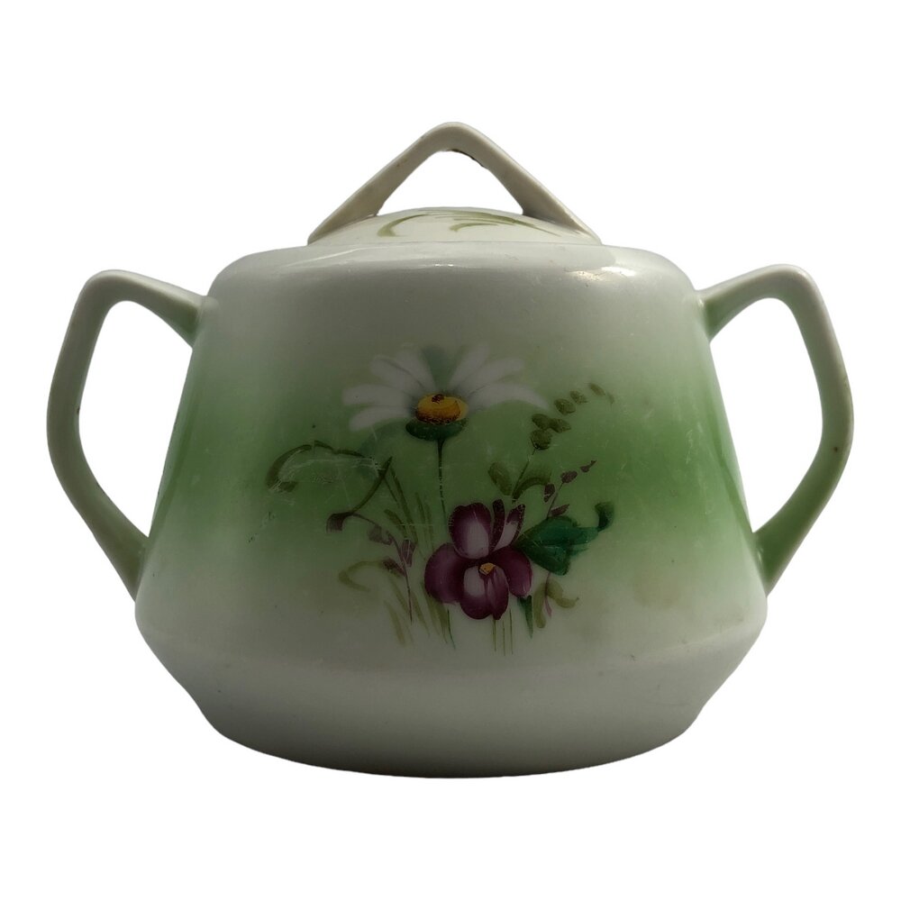 Фарфоровая сахарница "Ромашка" 1927-1931 гг, Дмитровский ФЗ (Вербилки) СССР