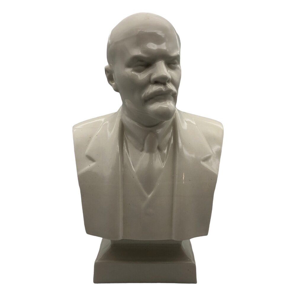 Фарфоровый бюст "В. И. Ленин" 1970-1980 гг, ЛФЗ, СССР(2)
