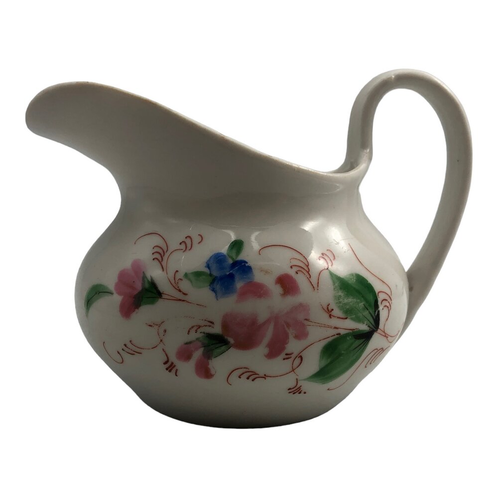 Фарфоровый сливочник "Цветы" 1925-1935 гг, Первомайский ФЗ, СССР