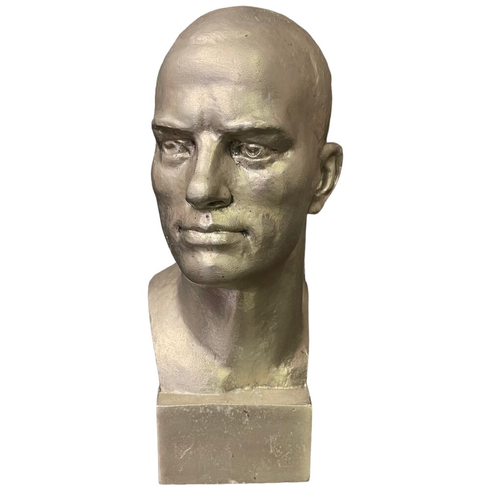 Силуминовый бюст "В. В. Маяковский" 1970-1980 гг. СССР
