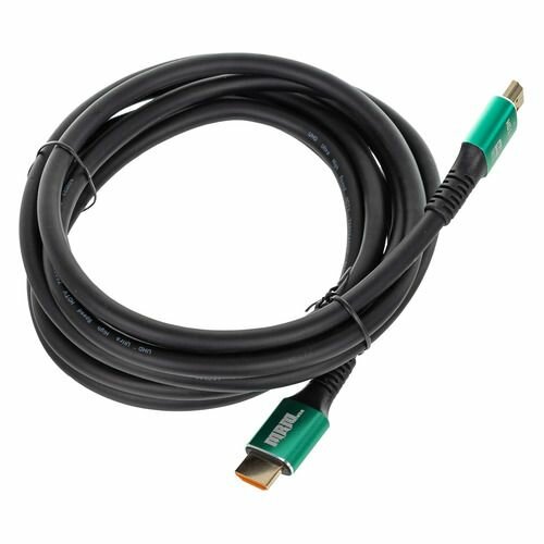 Кабель соединительный аудио-видео PREMIER 12392, HDMI (m) - HDMI (m) , ver 2.1, 3м, GOLD, черный [012392]