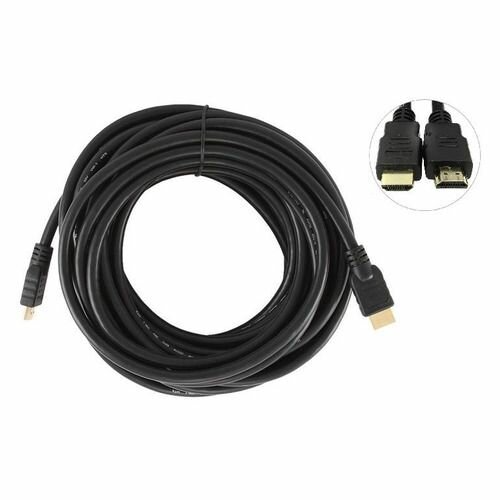 Кабель соединительный аудио-видео PREMIER 5-815, HDMI (m) - HDMI (m) , ver 1.4, 15м, GOLD, черный [5-815 15.0]