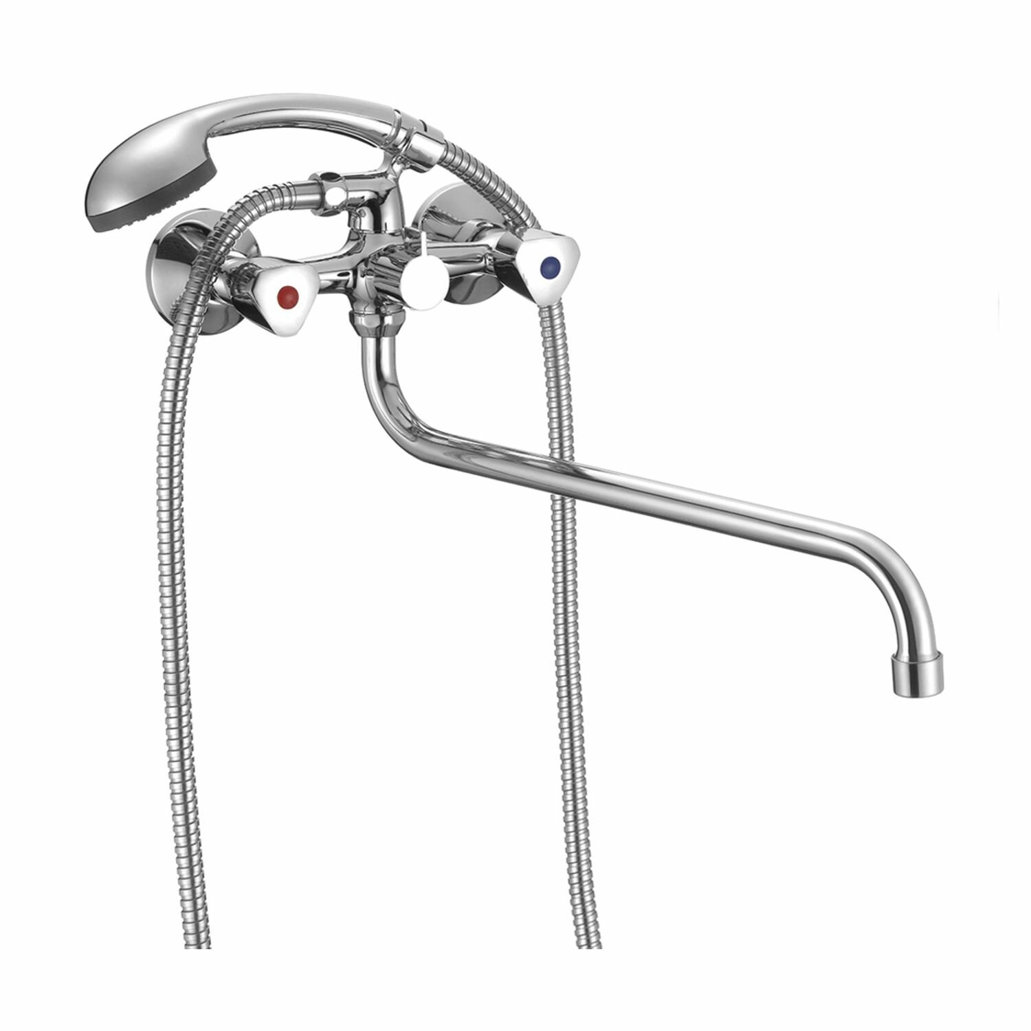 Смеситель для ванны MILARDO Tring TRISB02M10 длинный излив