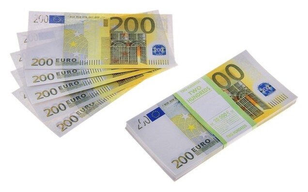 КНР Пачка купюр 200 евро