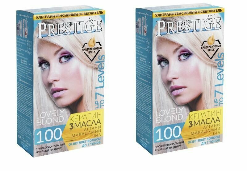 VIP'S Prestige LOVELY BLOND Ультраинтенсивный осветлитель для волос 100 - 2 шт