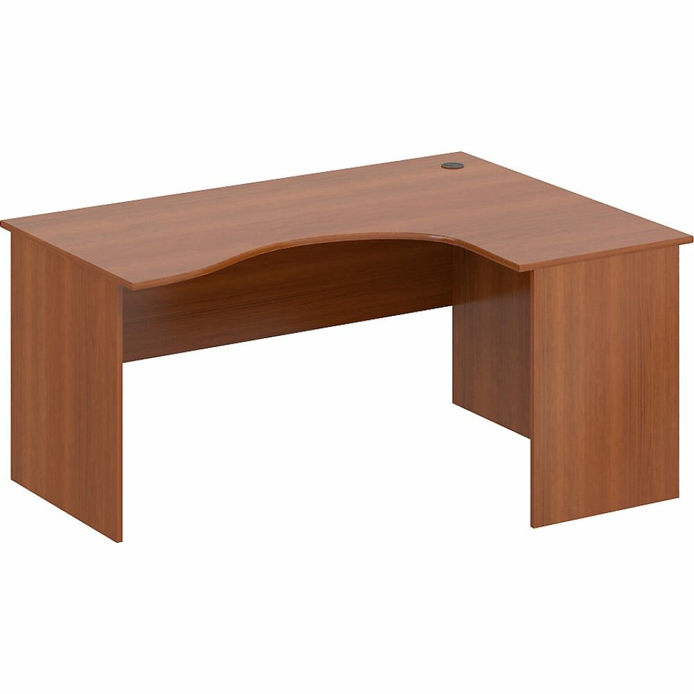 Эргономичный стол феликс 160x120x74.5 см миланский орех светлый ПК-ССМ-СТЭ160x120П/Д-В3-35