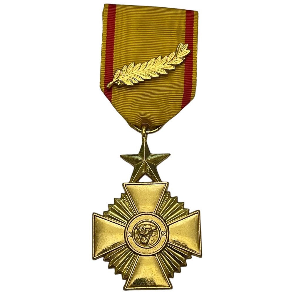 Заир, крест "За военные заслуги" с лавровой ветвью 1991-2000 гг. (2)