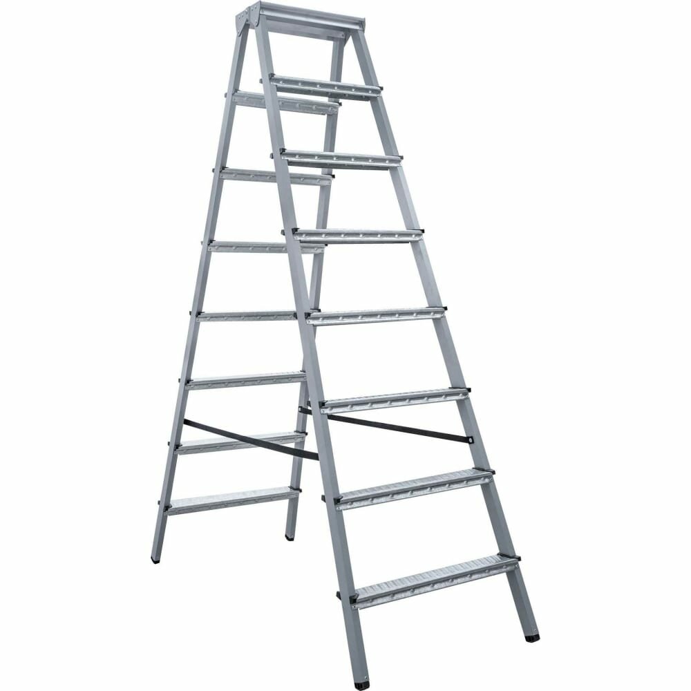 Стальная двухсторонняя стремянка Новая Высота NV1160 2x8, хранения и транспортировки