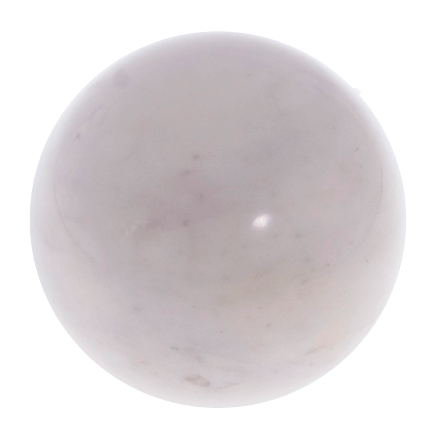 Шар 11 см белый мрамор 122201
